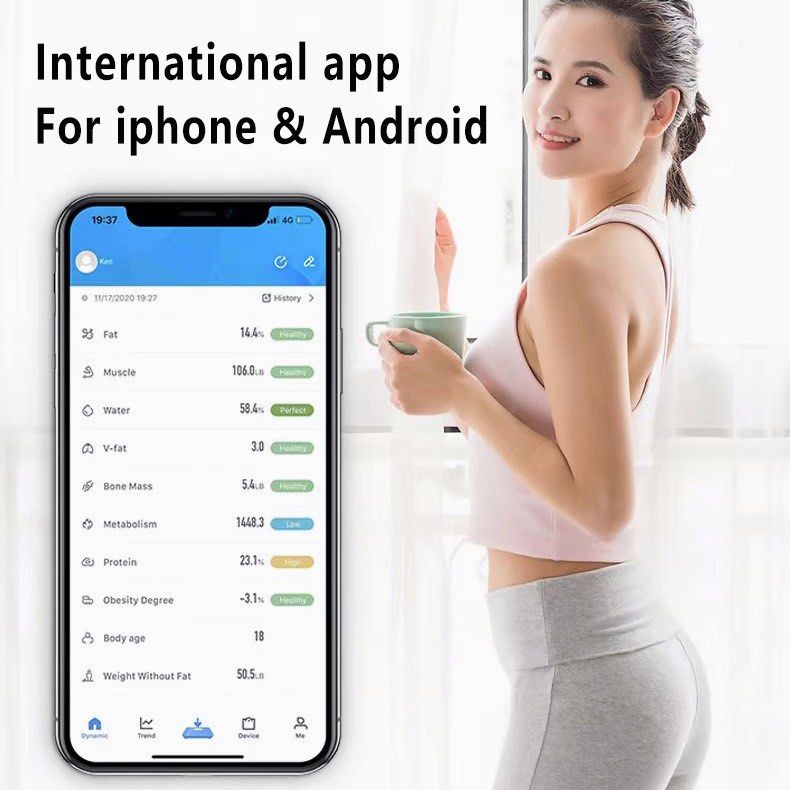 OKOK SCALE SMART AUTO BLUETOOTH RECHARGEABLE DIGITAL WEIGHING SCALE ...