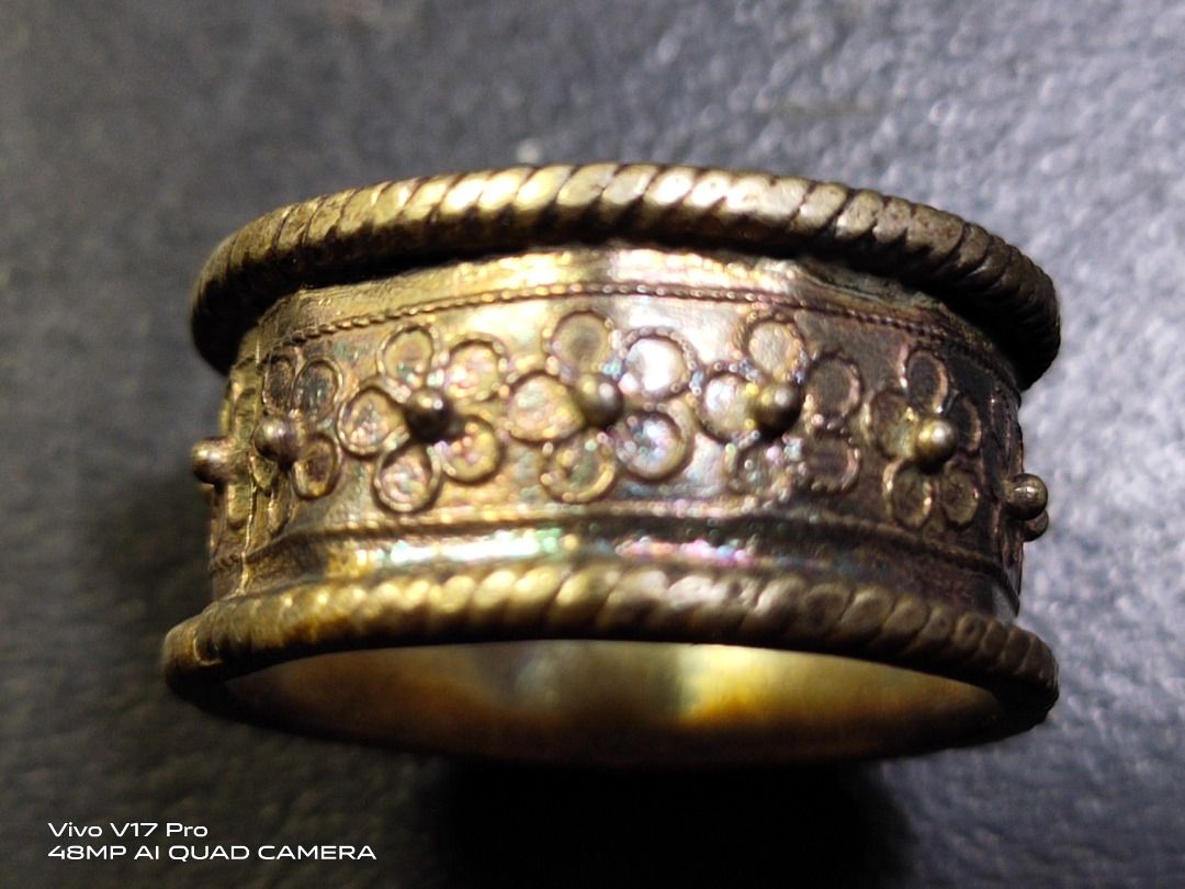 Old Peranakan Straits Chinese Silver Ring, Women's Fashion, Jewelry ...