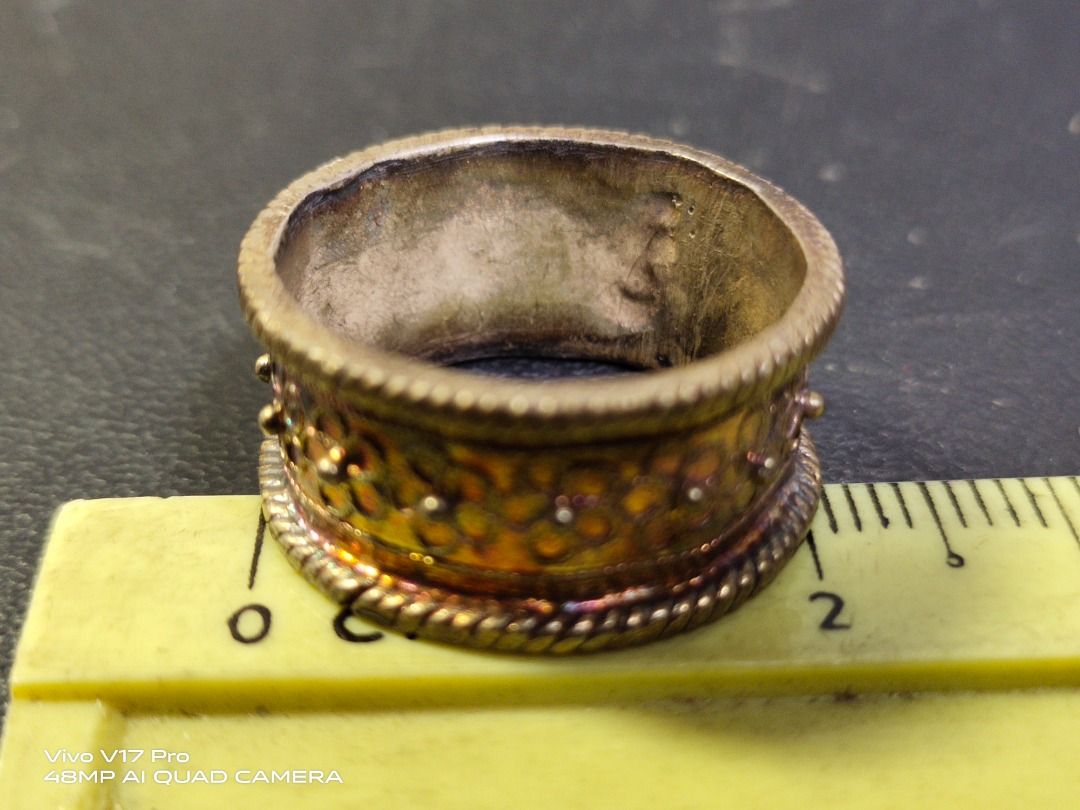 Old Peranakan Straits Chinese Silver Ring, Women's Fashion, Jewelry ...