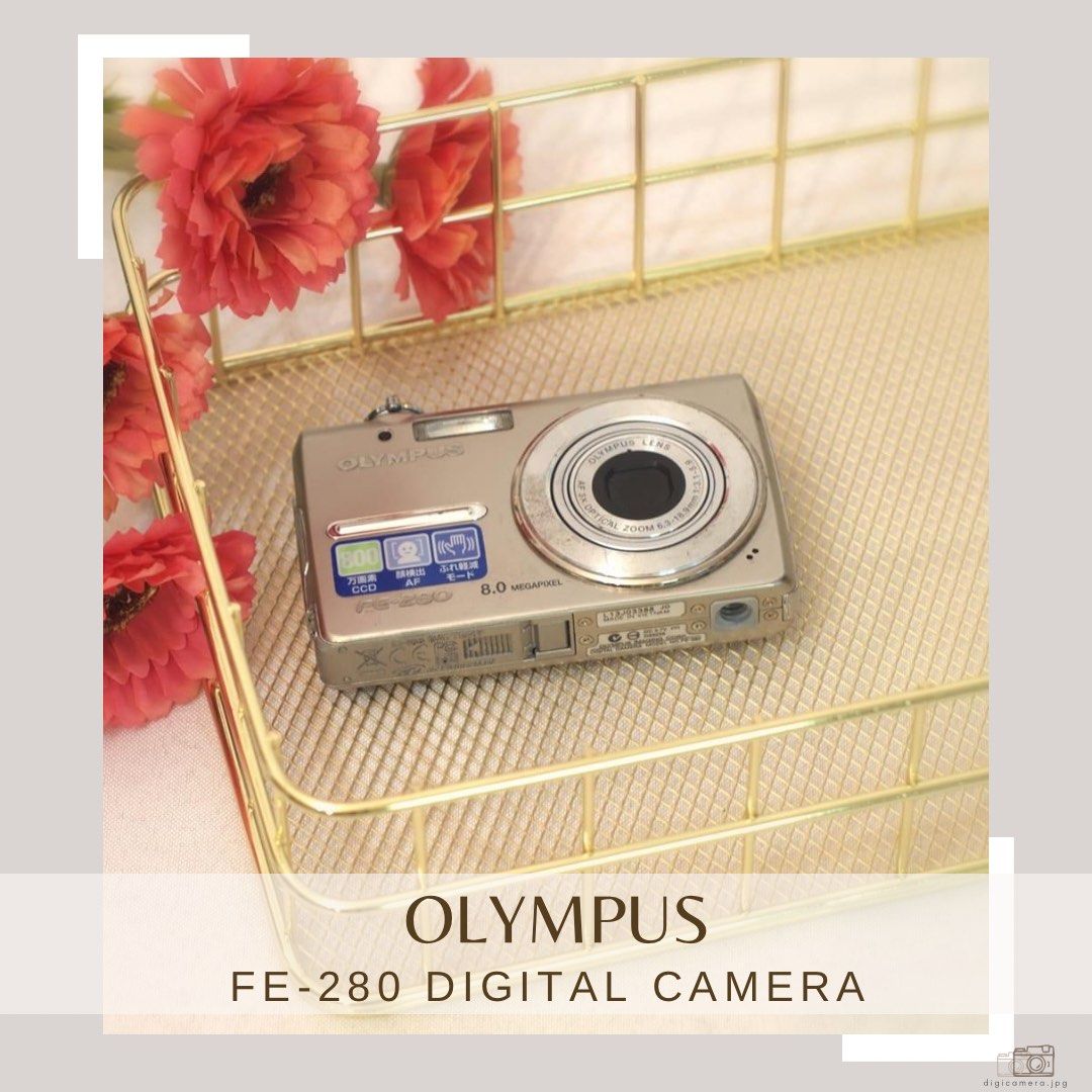 Olympus FE-280 Digital Camera, Photography, Cameras on Carousell