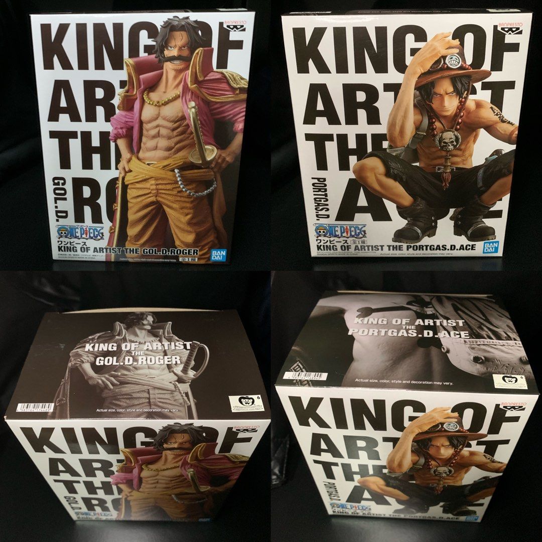 One Piece King of Artist Ace(2020 Reissue) & Roger Figures, Hobbies ...