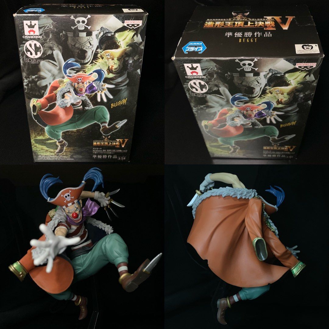 CLEARING One Piece SCultures Ace, Buggy & Kid Figures, Hobbies & Toys ...