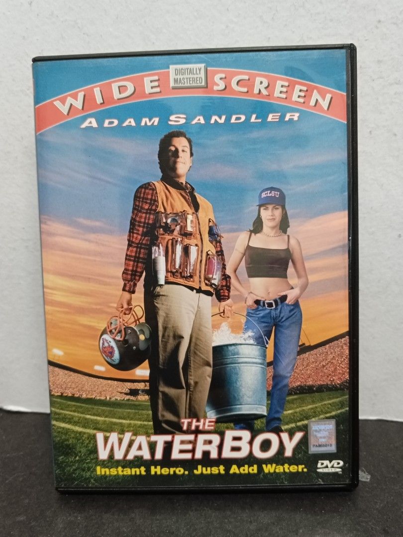Original DVD - The Waterboy - Adam Sandler (Region 3) Movie on Carousell