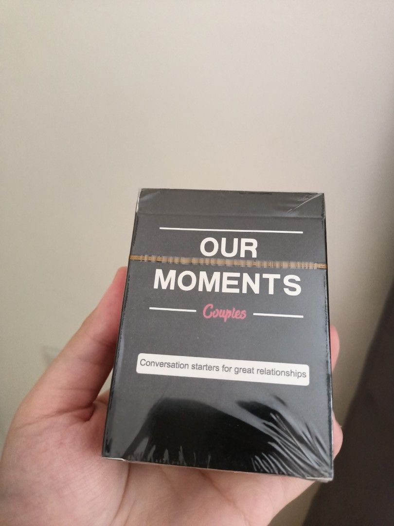 Our Moments Couples Card Game on Carousell