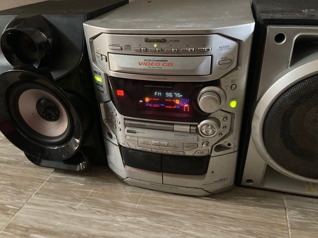 Panasonic mini hifi, Audio, Soundbars, Speakers & Amplifiers on Carousell
