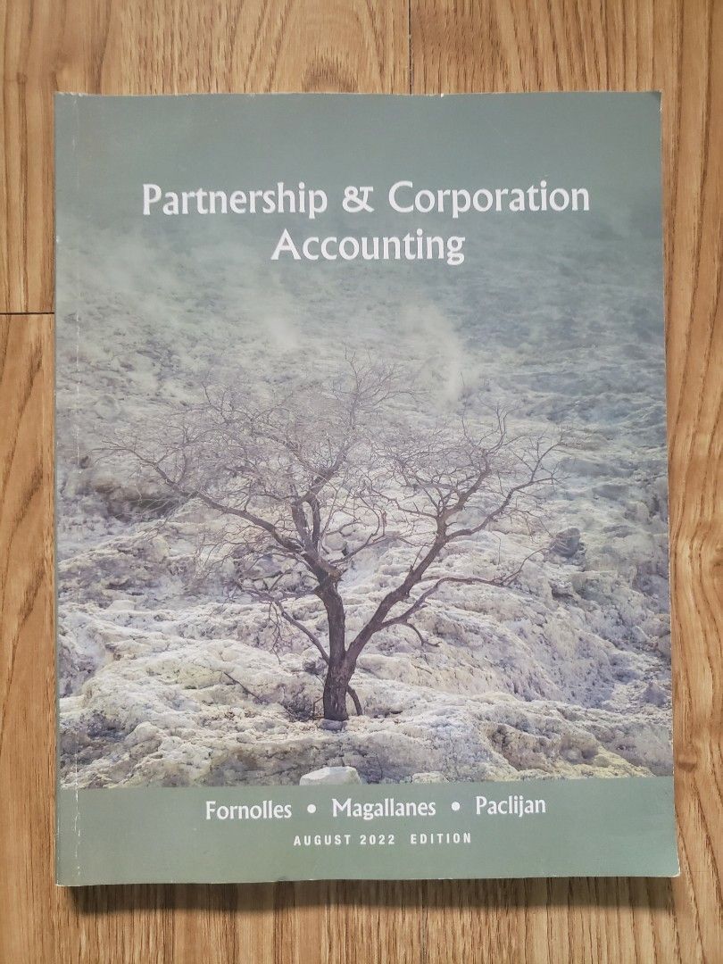 Partnership & Corporation Accounting book on Carousell