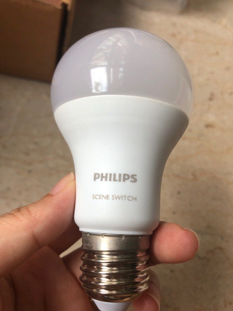 Philips E27 scene switch light bulb, Furniture & Home Living, Lighting ...