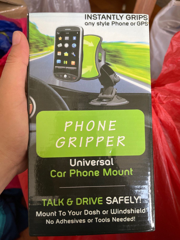 Phone Gripper Car Phone Mount, Car Accessories, Accessories on Carousell