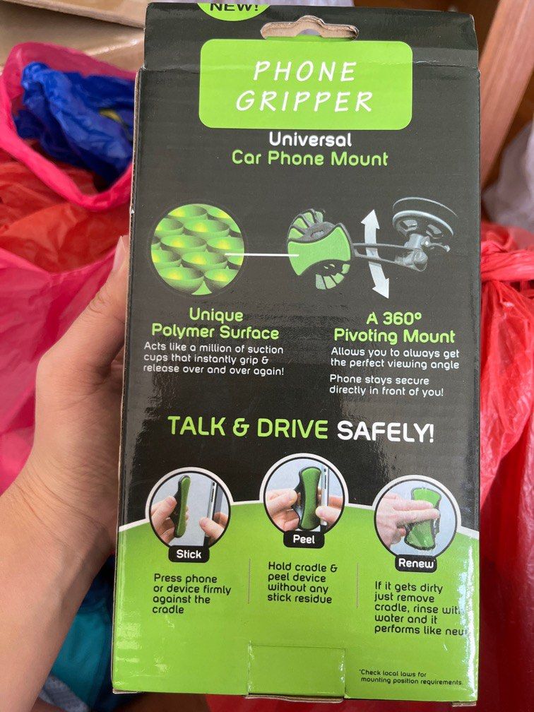 Phone Gripper Car Phone Mount, Car Accessories, Accessories on Carousell