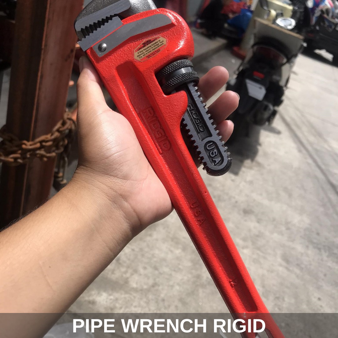 PIPE WRENCH (RIGID), Commercial & Industrial, Industrial Equipment on ...