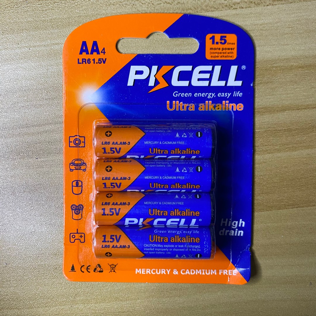 PKCell AA Ultra Alkaline Battery for Instax & Film Camera on Carousell