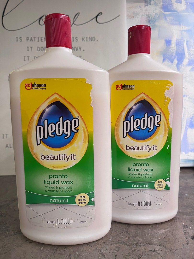 Pledge Liquid Wax White 1 Liter on Carousell