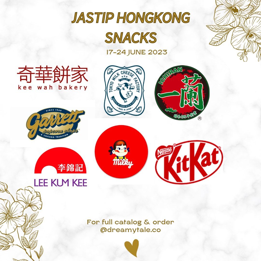PO Pre Order Jastip Hongkong HK Snack China Luxury Branded Disneyland ...