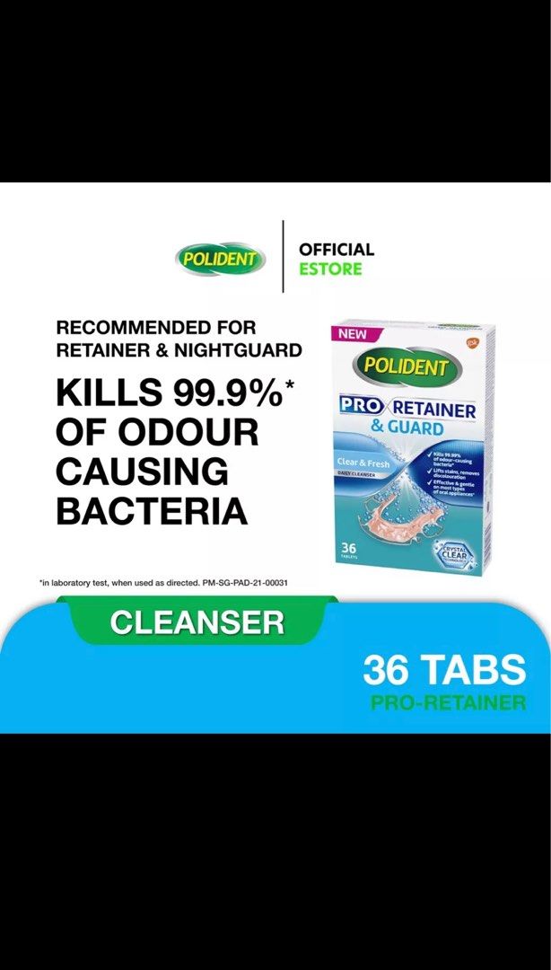 Polident pro retainer cleaner, Beauty & Personal Care, Oral Care on ...