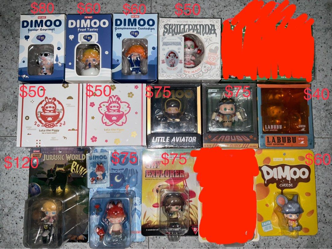 Popmart Dimoo Labubu Lulu pig blister figure, Hobbies & Toys, Toys ...