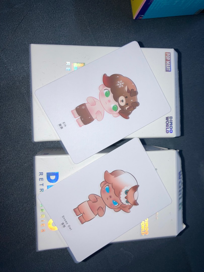 POPMART DIMOO RETRO SERIES SNOWY OWL AND ELK, Hobbies & Toys, Toys ...