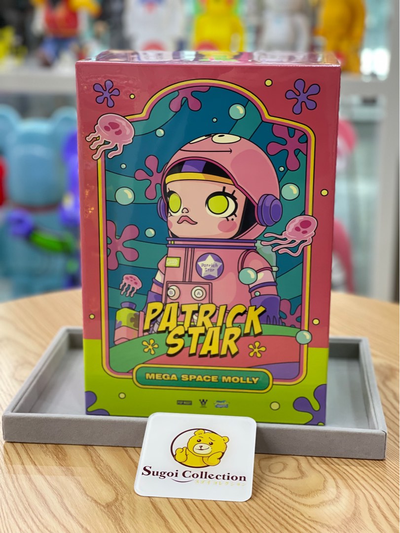 [In Stock] Popmart Spongebob Patrick Star Molly 400%/1000% , Hobbies ...