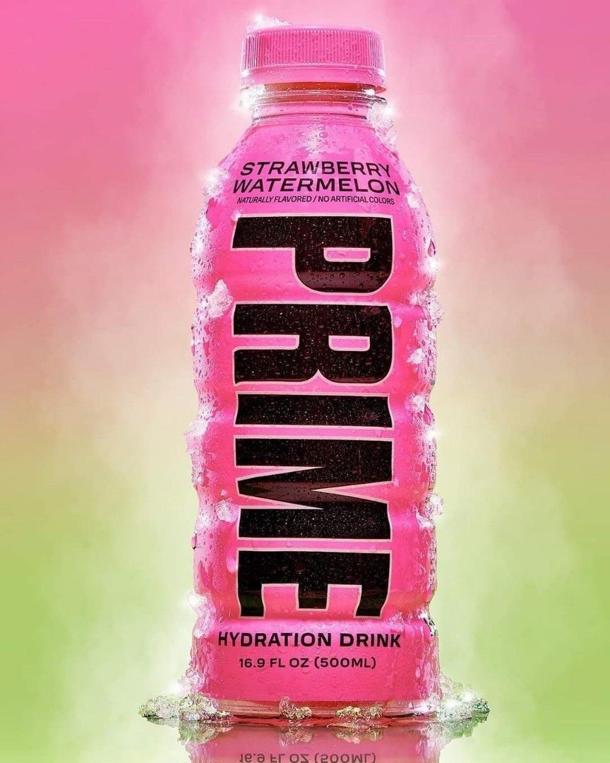 Prime Drink Strawberry Watermelon, Health & Nutrition, Health ...