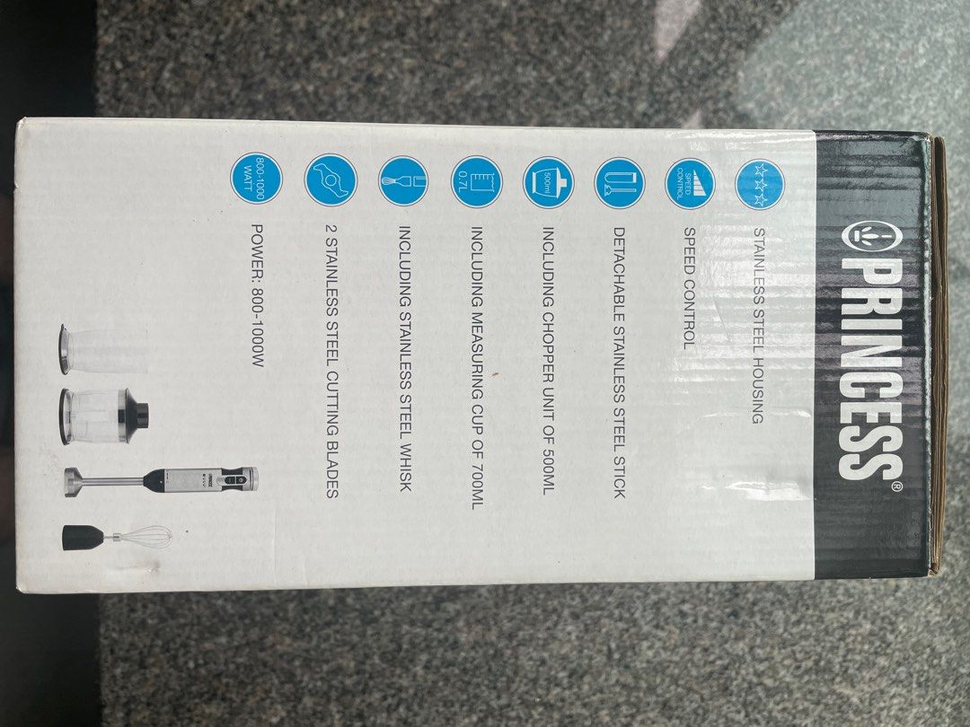 Princess 4 in 1 hand blender, 家庭電器, 廚房電器, 榨汁機及攪拌機 - Carousell