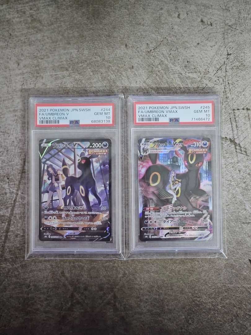 PSA 10 Umbreon V & VMAX CSR Set Vmax Climax [JAP], Hobbies & Toys, Toys & Games on Carousell