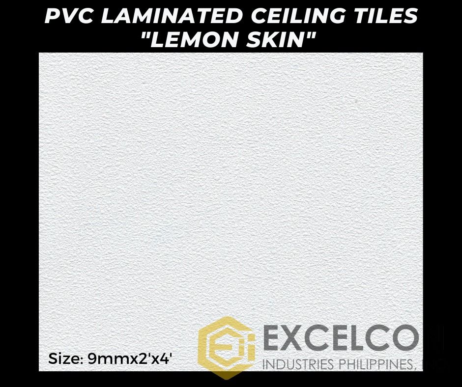PVC Laminated Ceiling Tiles (Lemon Skin, Orange Skin, Plain White) on ...