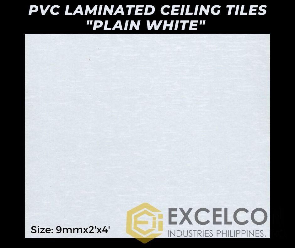 PVC Laminated Ceiling Tiles (Lemon Skin, Orange Skin, Plain White) on ...