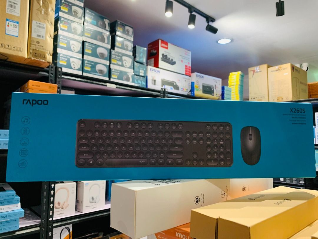 Rapoo X260S Wireless Optical Mouse and Keyboard Combo, Computers & Tech ...