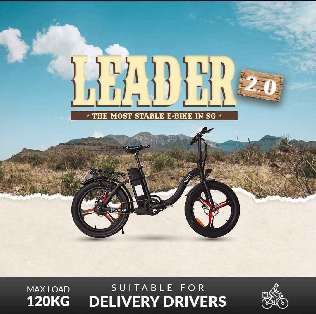Ready stock. Mobot Leader 2.0 | Ebike | Foldable Ebike | 48V Battery ...