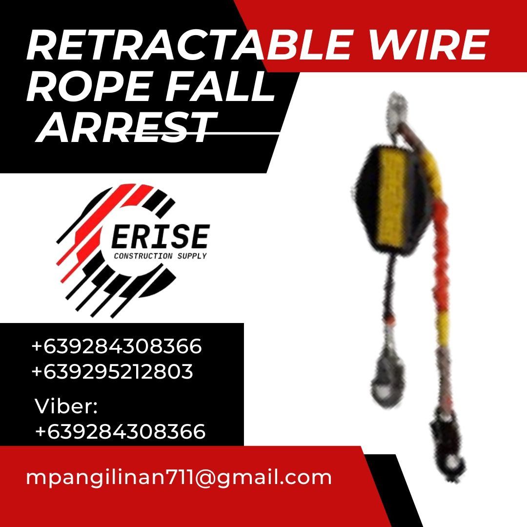 RETRACTABLE WIRE ROPE FALL ARREST, Commercial & Industrial ...
