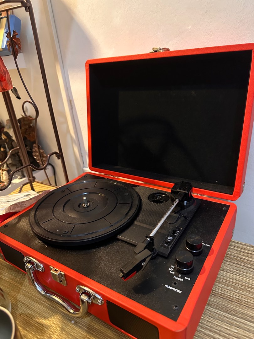 Retro Turntable Phonograph Vintage Vinyl Record Player Stereo Bluetooth ...