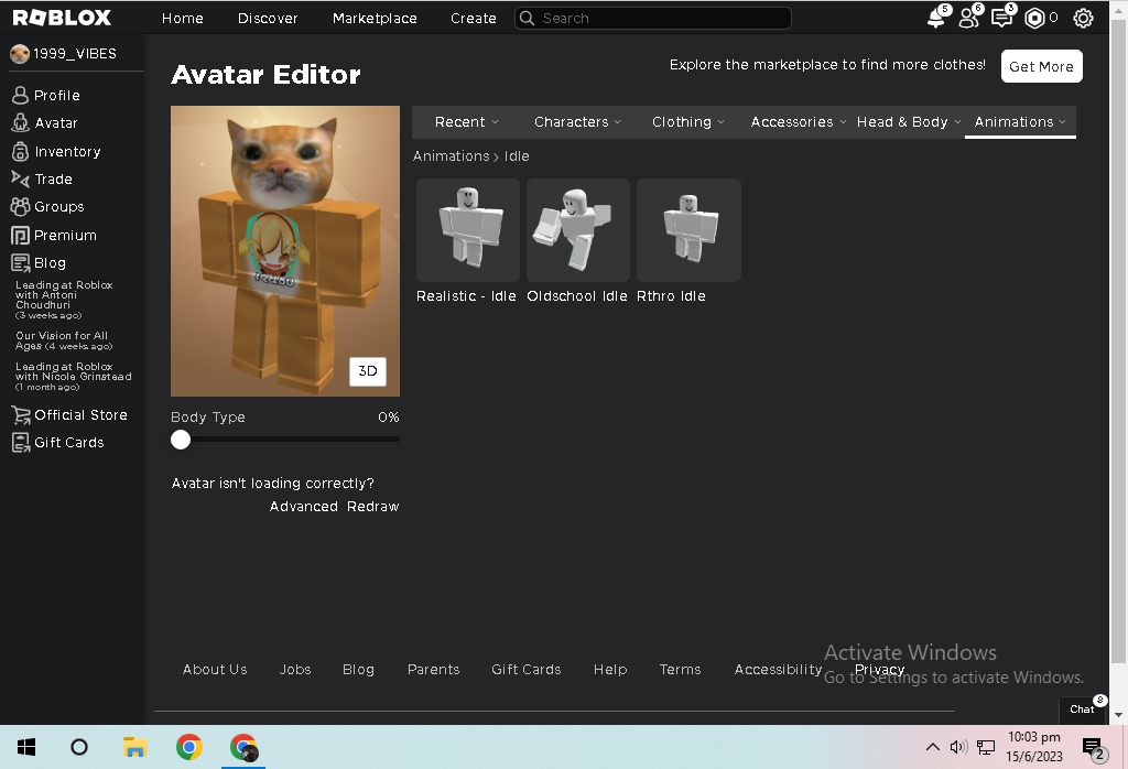 Roblox account for sale CHEAP on Carousell