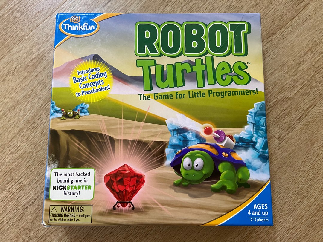 Robot turtle coding boardgame, Hobbies & Toys, Toys & Games on Carousell