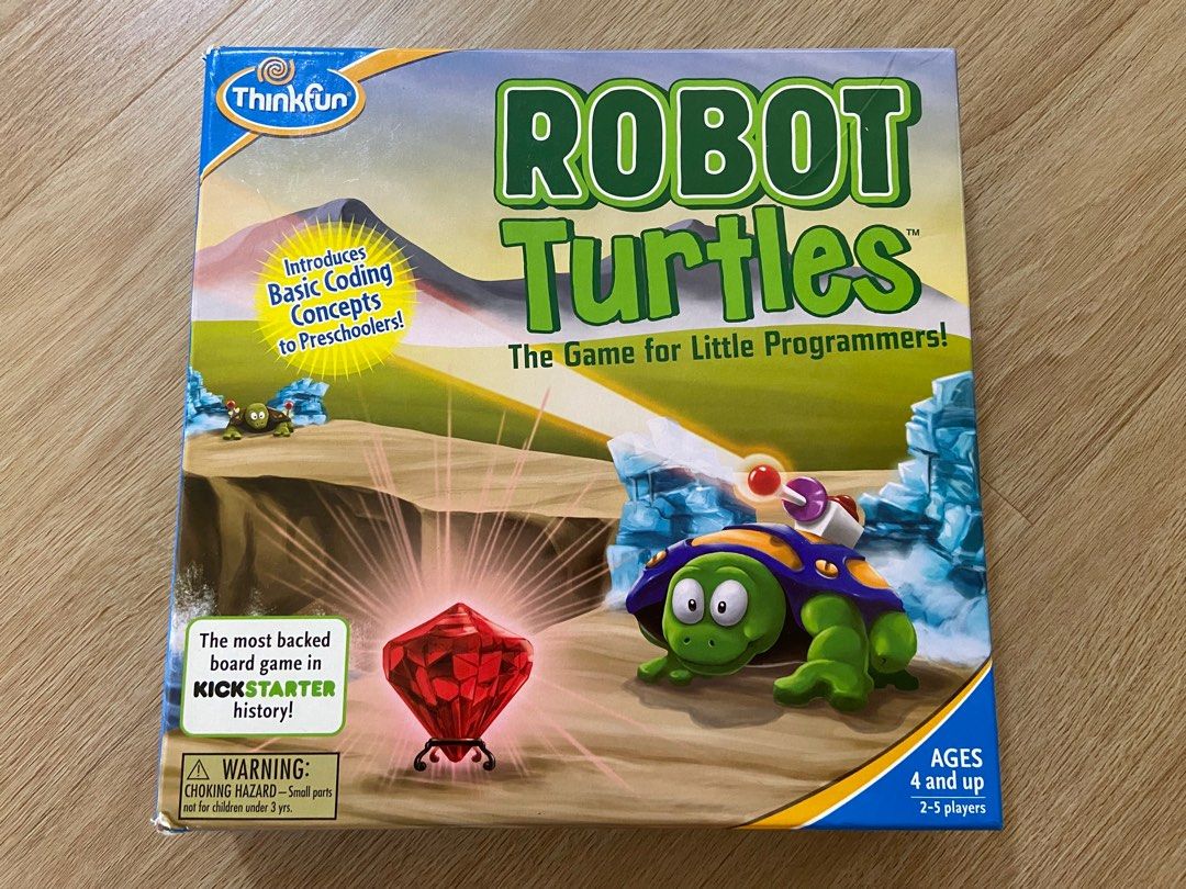 Robot turtle coding boardgame, Hobbies & Toys, Toys & Games on Carousell