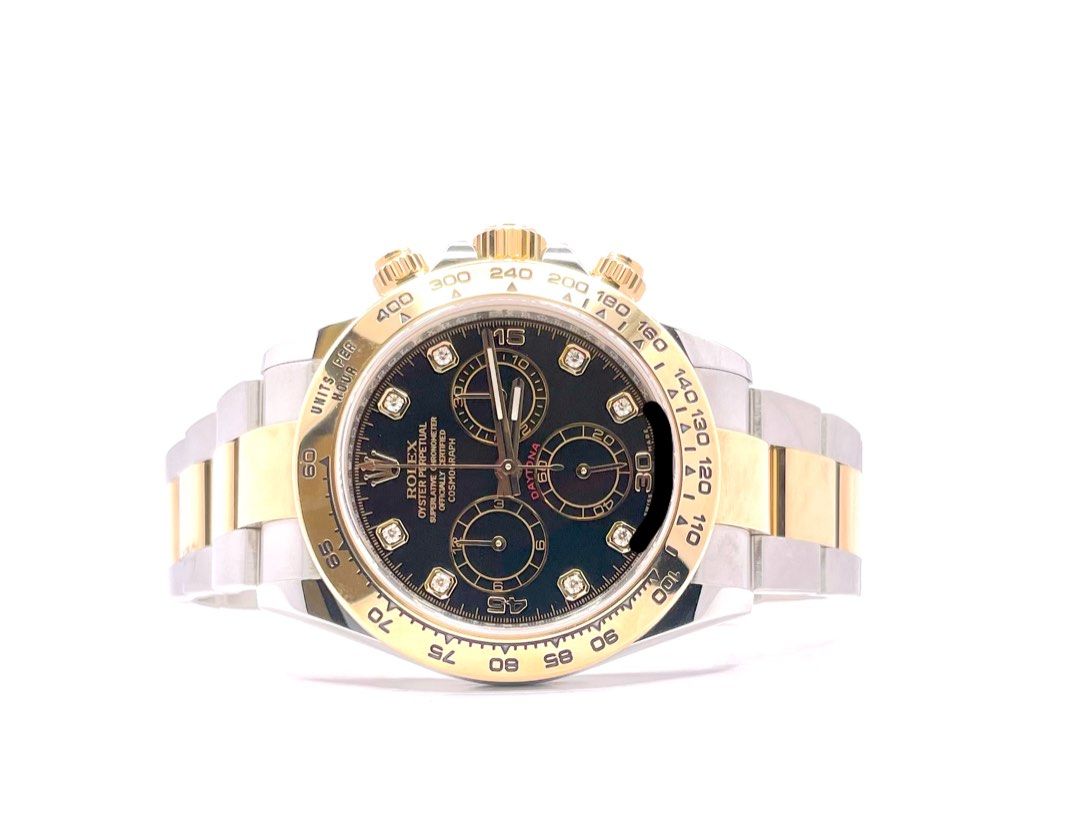 Rolex 116503 Daytona Black Dial with Diamond Index ( 2020 ), Luxury ...