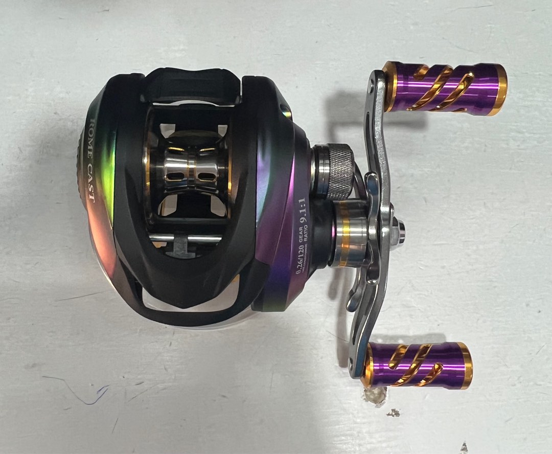 Rome cast fishing reel, Sports Equipment, Fishing on Carousell