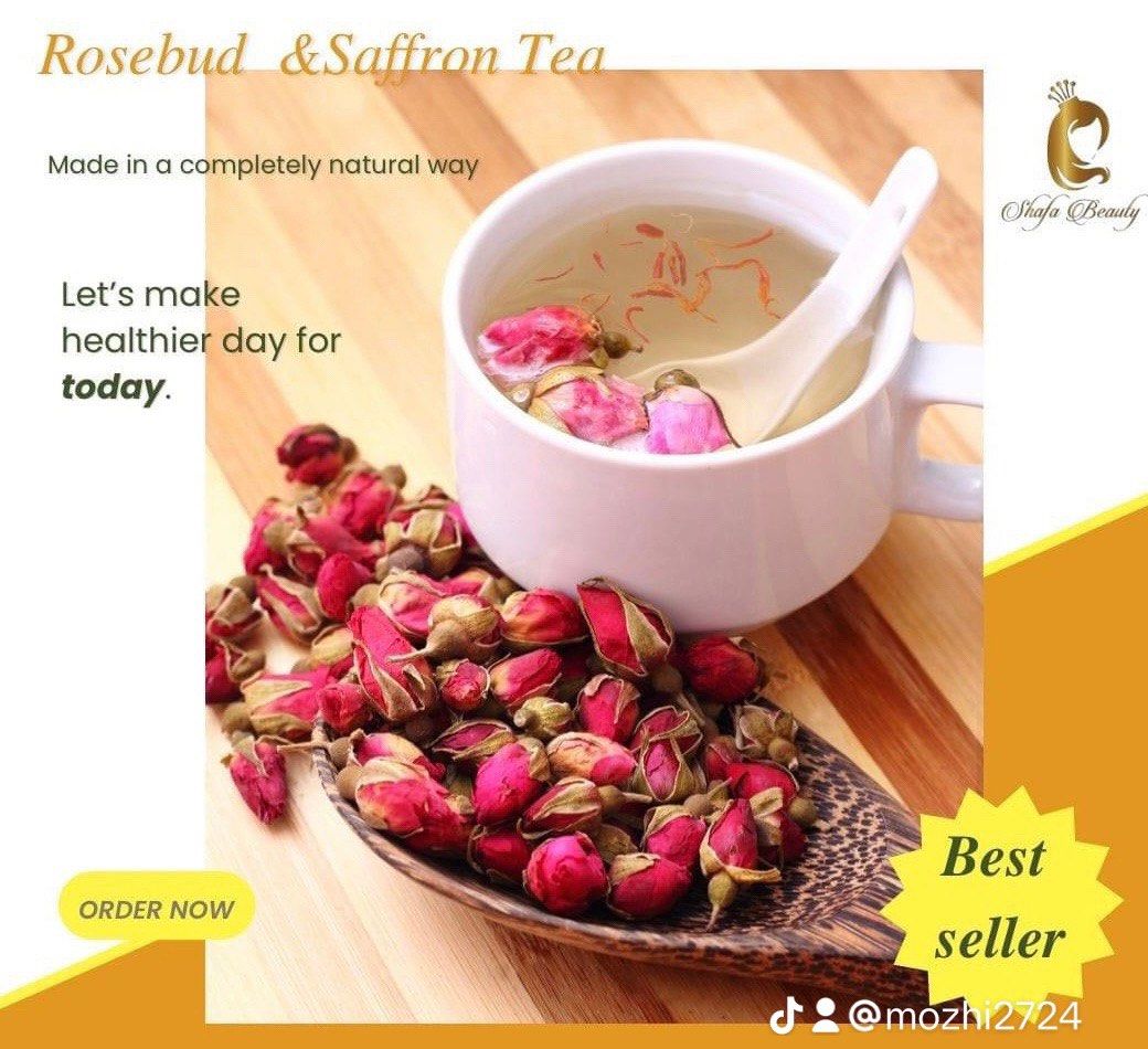 Rosebud and saffron tea, Food & Drinks, Other Food & Drinks on Carousell