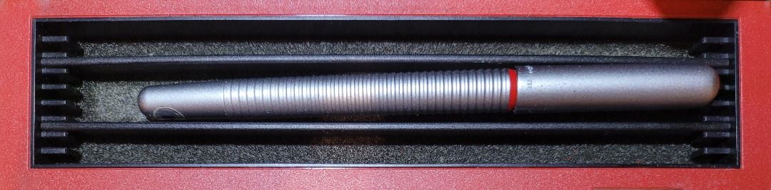 Rotring 900 Silver Fountain Pen. Stainless Steel M nib, Made in Germany ...