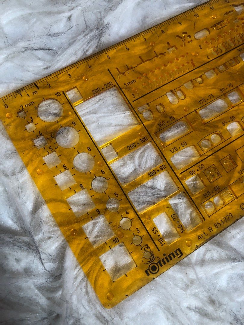 Rotring furniture template 1:100, Hobbies & Toys, Stationary & Craft ...