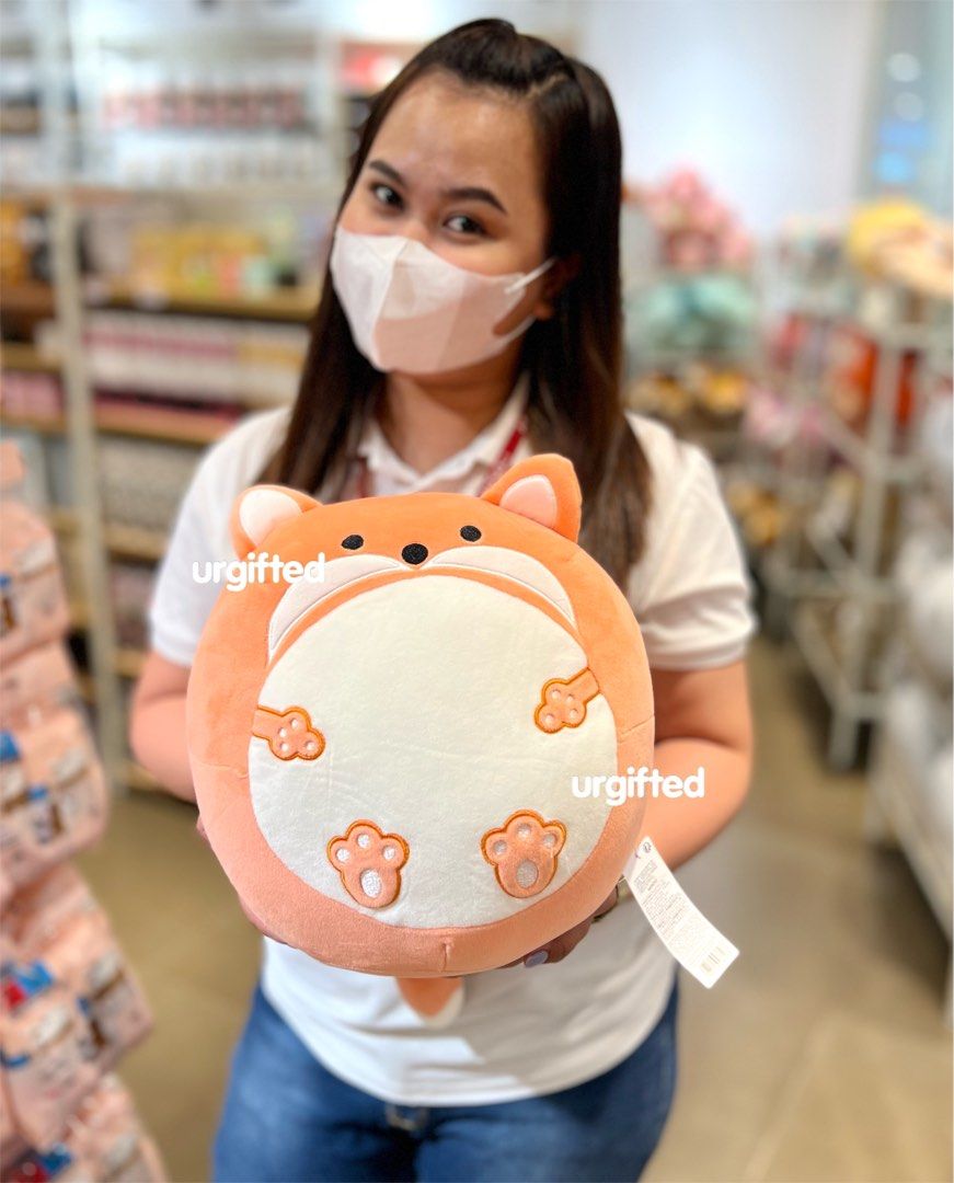 Round Animal Plush Toy by Miniso (Fox Mouse) on Carousell