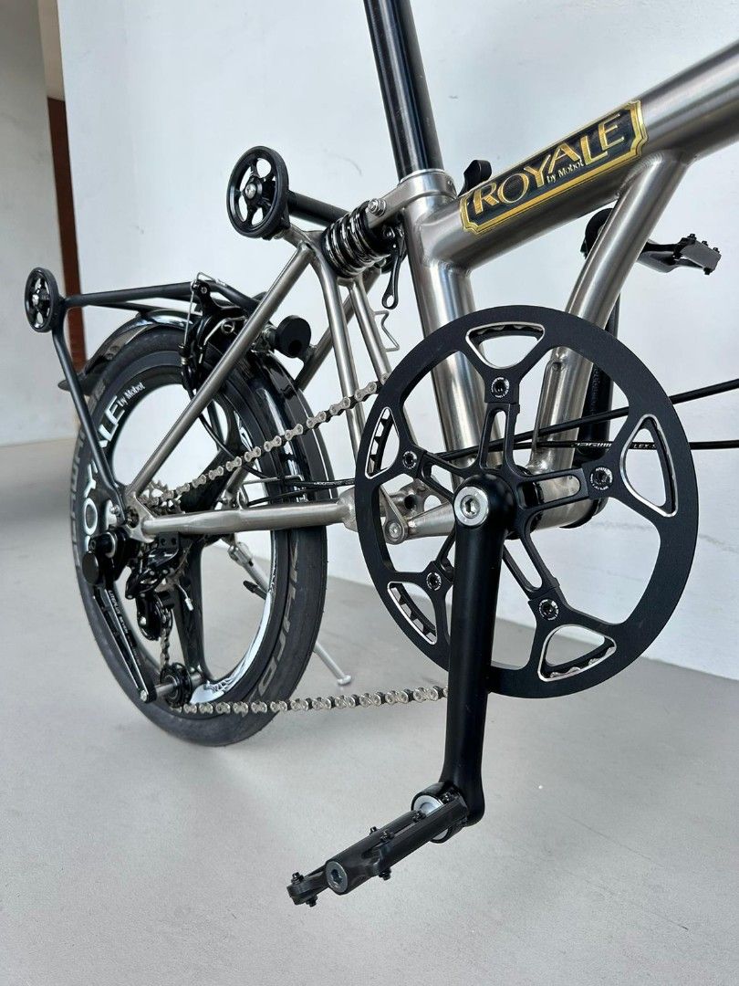Royale Titanium M7 Carbon Foldable Bicycle, Sports Equipment, Bicycles ...