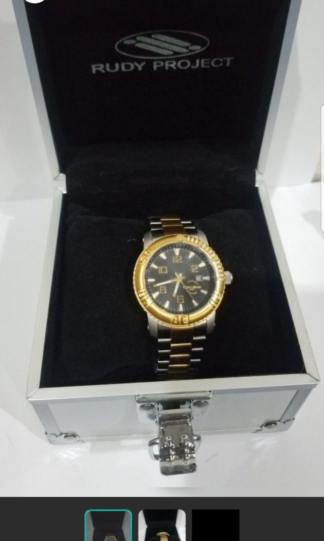 Rudy project 2 tone stainless watch COD men women on Carousell