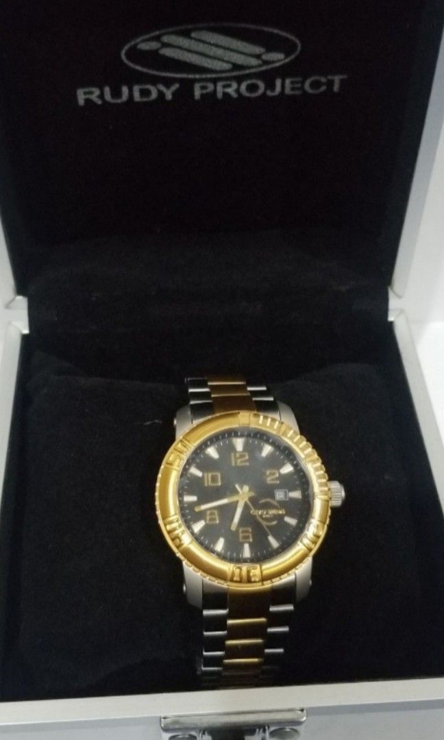 Rudy project 2 tone stainless watch COD men women on Carousell
