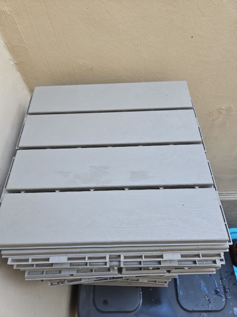 RUNNEN Floor decking, outdoor, beige, Furniture & Home Living, Outdoor ...