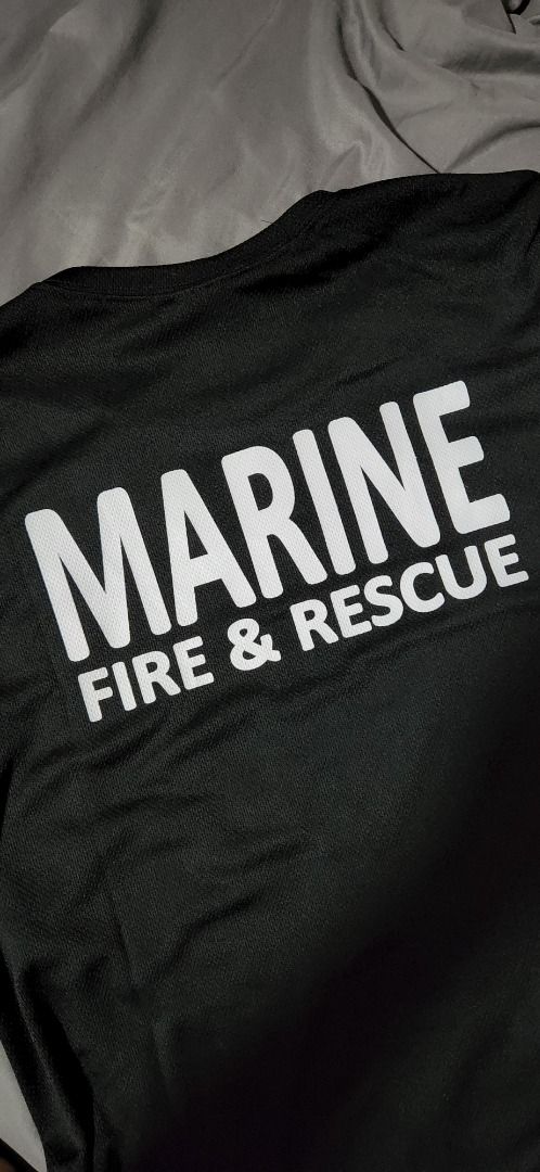 SCDF Marine Tee | HAZMAT Tee, Men's Fashion, Tops & Sets, Tshirts ...
