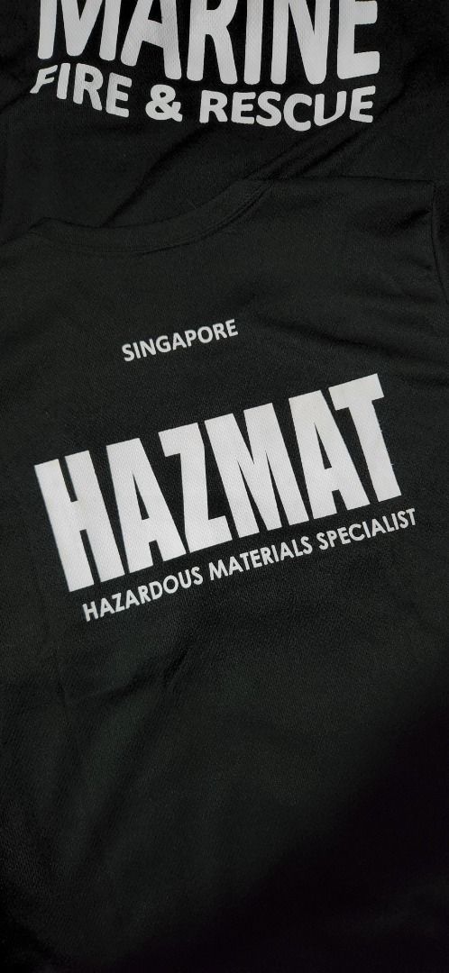 SCDF Marine Tee | HAZMAT Tee, Men's Fashion, Tops & Sets, Tshirts ...