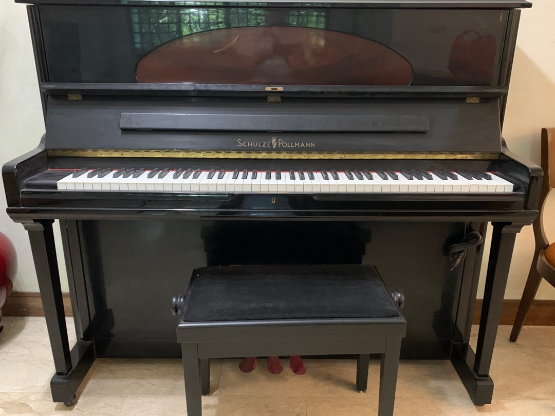 Schulz Pollmann Upright Piano, Hobbies & Toys, Music & Media, Musical ...