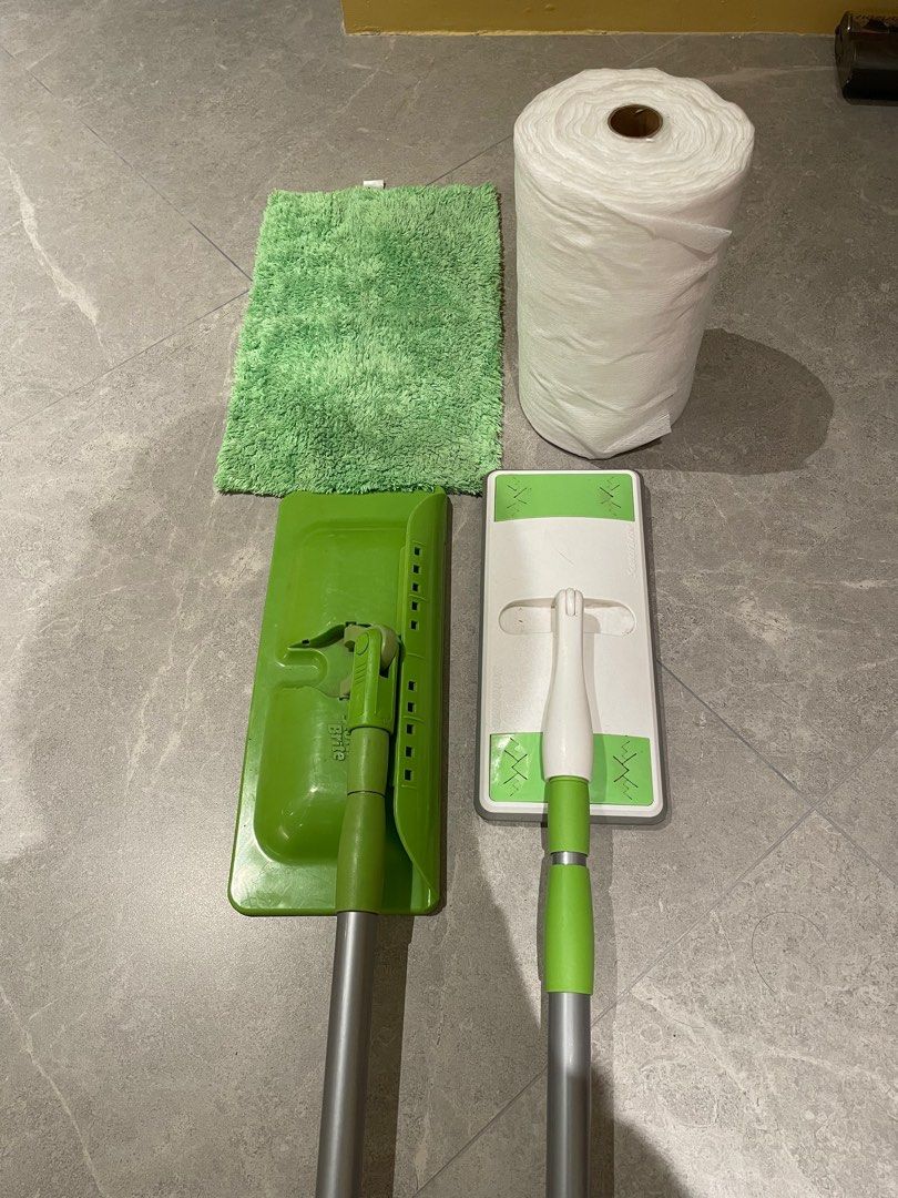 Dry+Wet Mop Scotch-Brite Easy Sweeper +Refills and Super Mop, Furniture ...