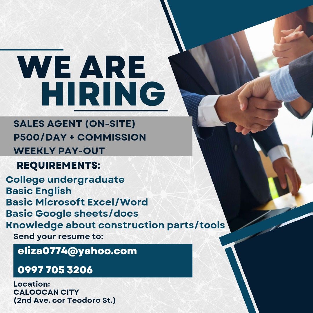 Secretary (on-site) & sales agent (on-site) on Carousell