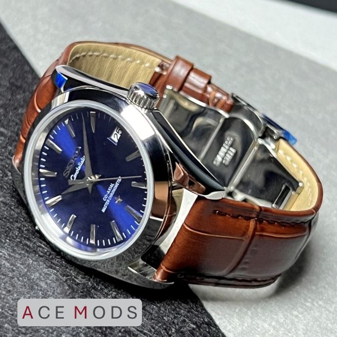 Seiko Dress Watch Mod Blue Constellation Dial, Men's Fashion, Watches ...