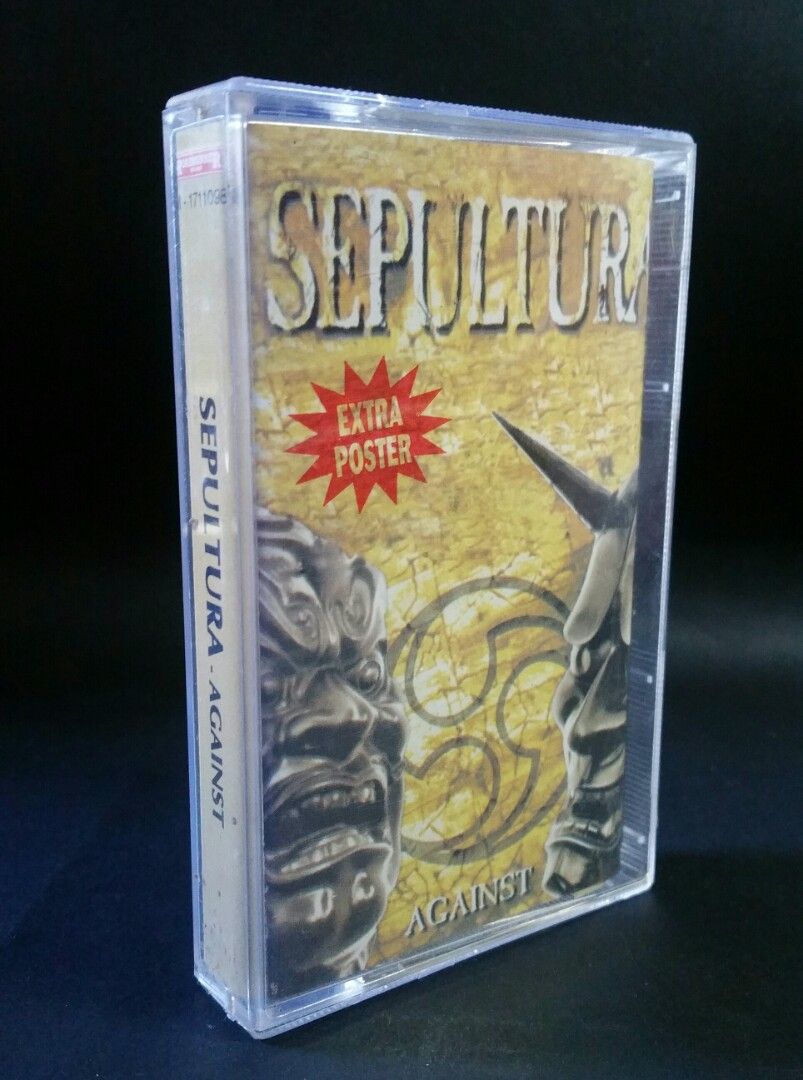 Sepultura (against) cassette tape - metal, Hobbies & Toys, Music & Media, CDs & DVDs on Carousell